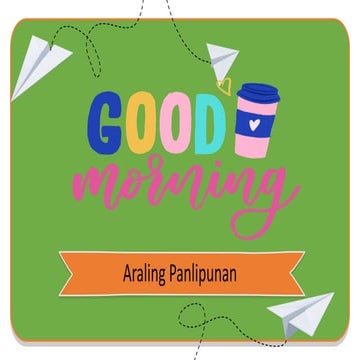 PERFORMANCE TASK SA AP- Pasasalamat sa aming mga Pinuno | PDF