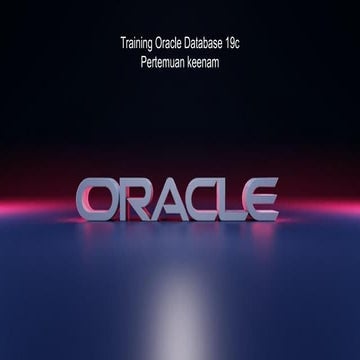 Oracle Performance Tuning Basics Kursuss | PPTX