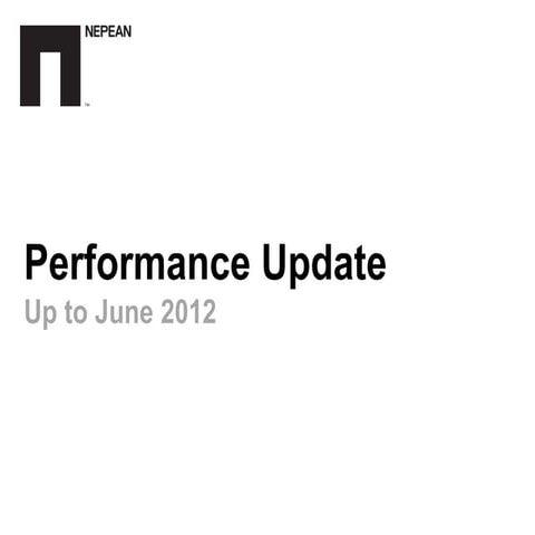 Performance Update | PPTX