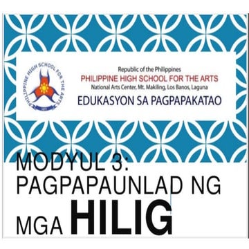 PAGPAPAUNLAD NG HILIG SA ESP 7........... | PPT
