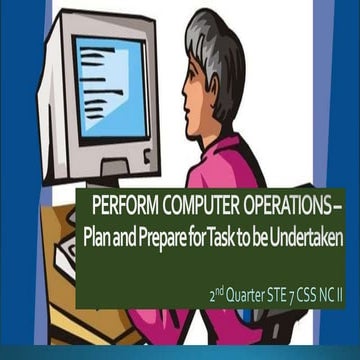 Perform Computer Operations Pptx