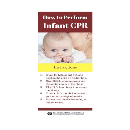 Perform cpr on an infant | PDF