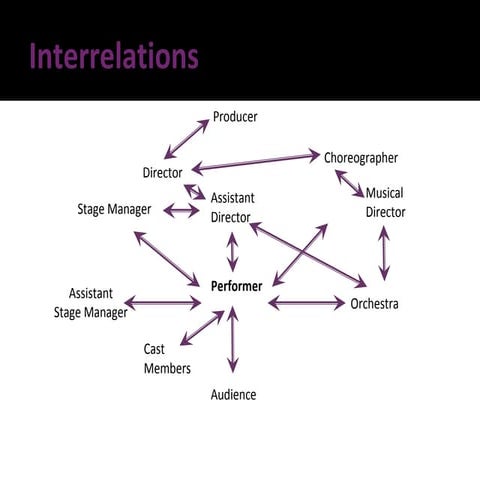 Performer Interrelations Chart | PPTX