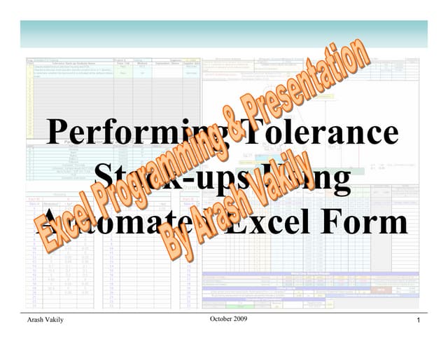 tolerance stack up analysis | PPTX