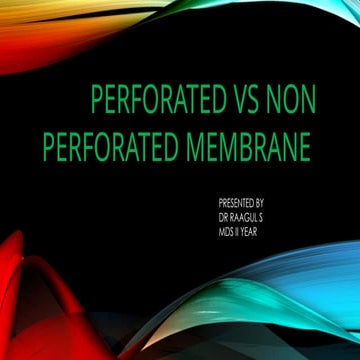 perf vs non perf Seminar periodotology.pptx