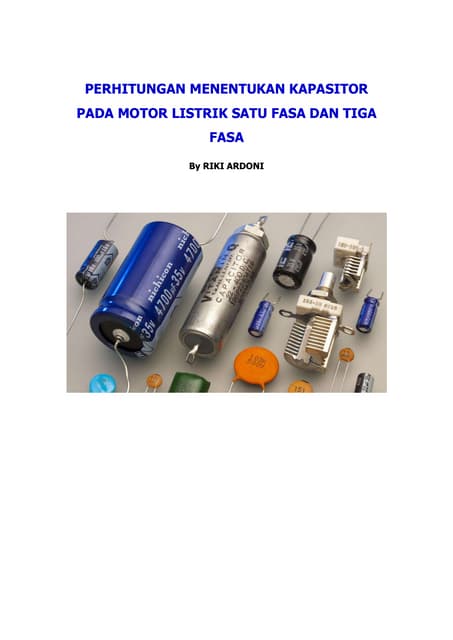 CARA MENENTUKAN UKURAN AMPERE CONTACTOR YANG COCOK UNTUK MOTOR LISTRIK ...