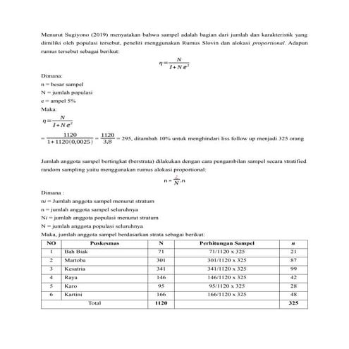 Perhitungan Sampel untuk penelitian yang terpercaya(1).docx