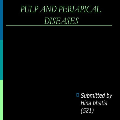 Periapical pathology 22 (1) | PPT
