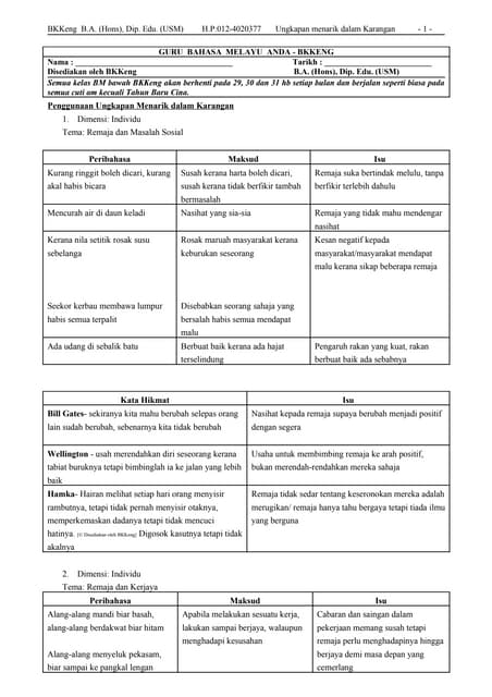 Susunan ayat biasa dan susunan ayat songsang | PDF