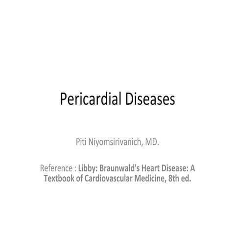 Pericardial Disease | PPT