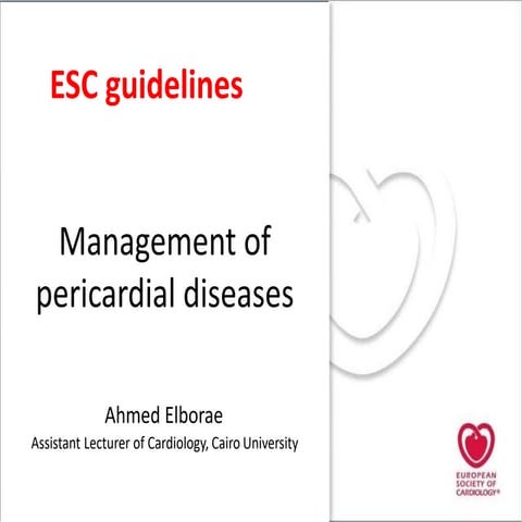 pericardial ESC guidelines | PDF