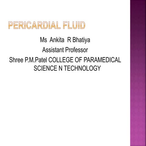 Ascitic fluid examination | PPTX