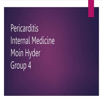 Pericarditis.pptx