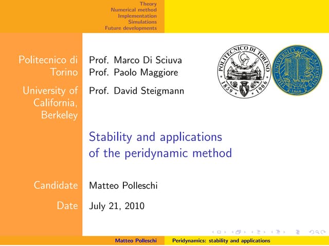Mixed Explicit Implicit Peridynamic Model Pdf