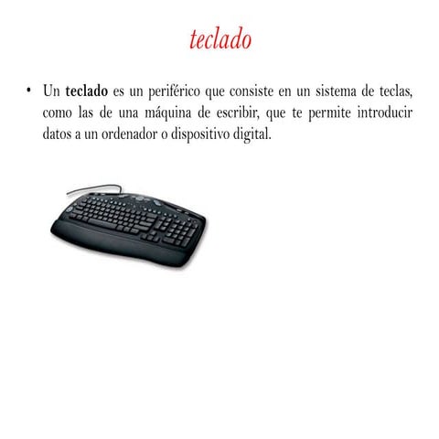 Perifericos de entrada | PPTX | Computer Peripherals | Computing