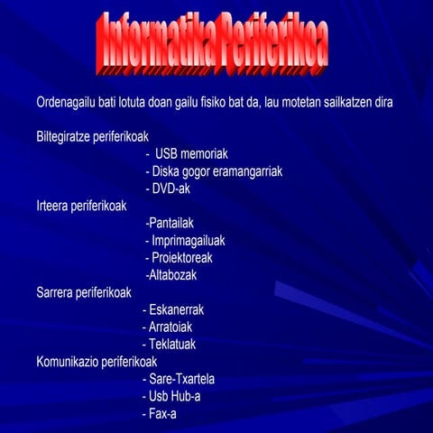 Periferikoa david | PPT