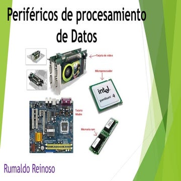 Periféricos de procesamiento de datos | PPTX