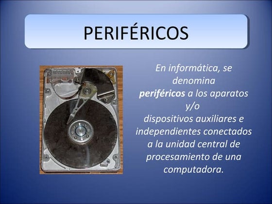 Periféricos de una pc | PPTX | Computer Peripherals | Computing