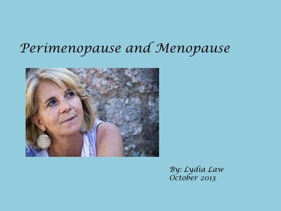 Perimenopause | PPT