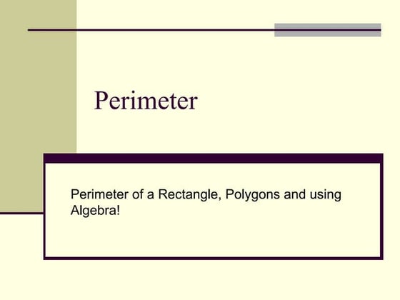Perimeter | PPT