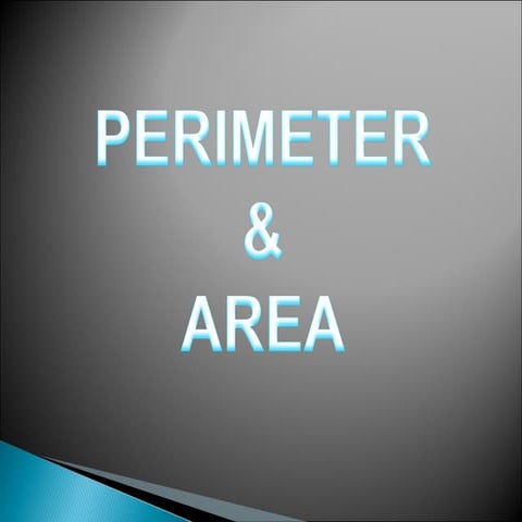 Perimeter & area | PPT | Physics | Science