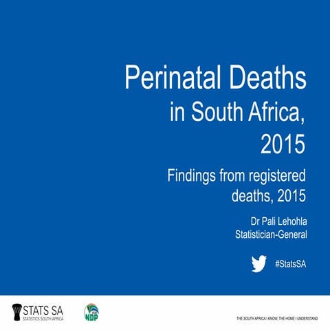 Perinatal deaths, 2015 - 31 july 2017 | PPT