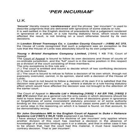 Per incuriam | DOC