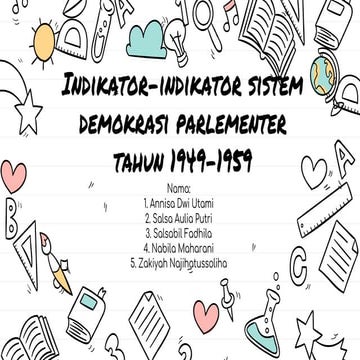 Indikator Sistem Demokrasi Parlementer Tahun 1949-1959 | PPTX
