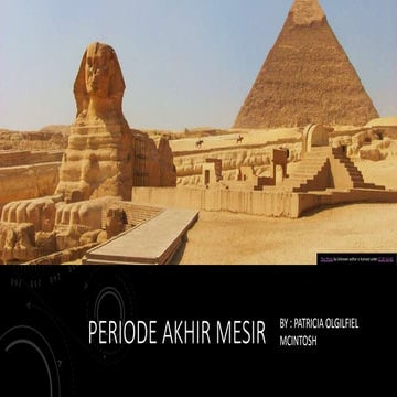 Periode Akhir Mesir | PPTX