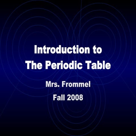 Periodic Table Review | PPT