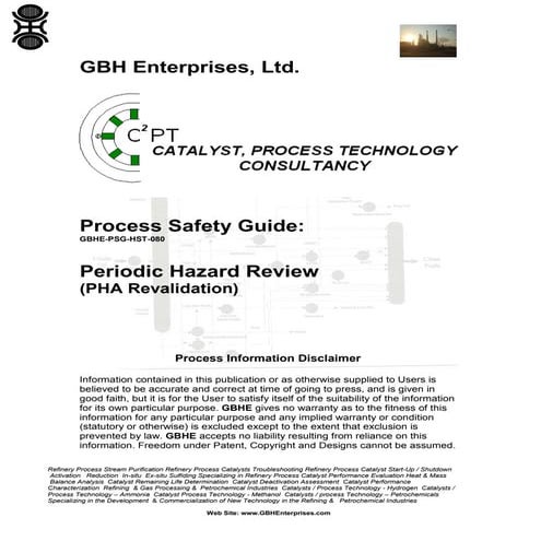 Periodic Hazard Review (PHA Revalidation) | PDF