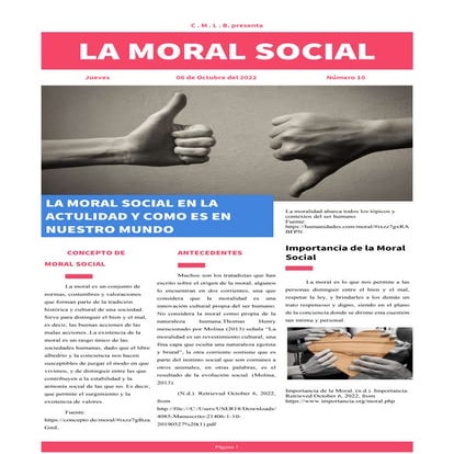 LA MORAL SOCIAL | PDF