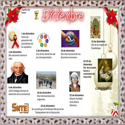 Periodico mural de diciembre | PPTX