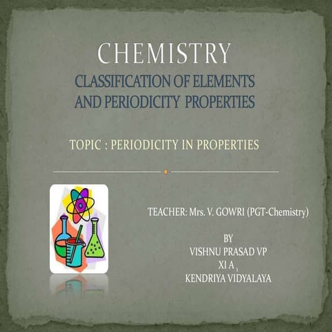 Periodic properties of elements | PPT