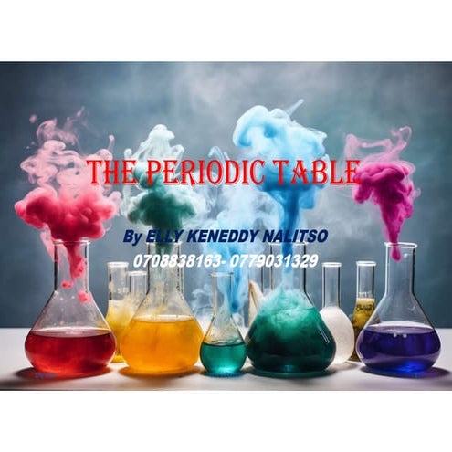 periodic table | PPTX