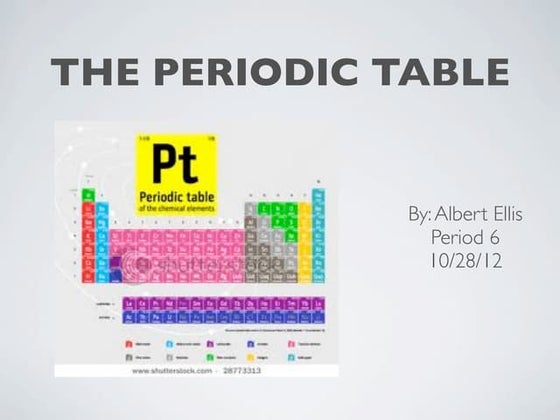 Cody gibson periodic table | PPT