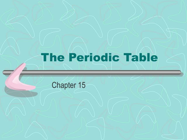 Periodic table cheat sheet | PDF