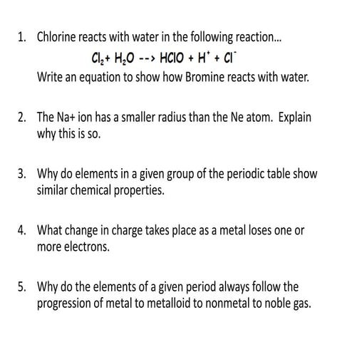 Periodic table quiz 1 and 2 | PPTX