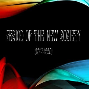 Period of activism (1970 1972) | PPTX