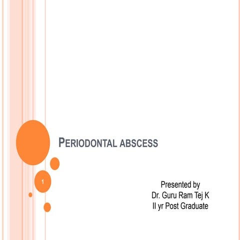 Periodontal abscess | PPTX