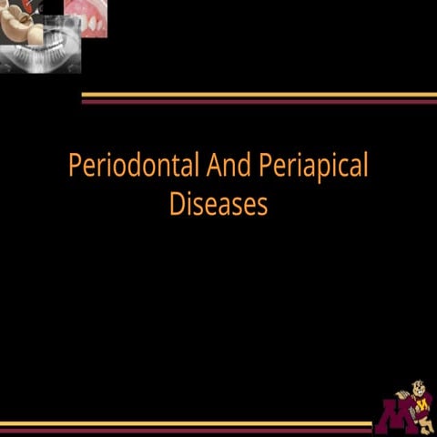Periodontal and Periapical Diseases - PPT | PPT
