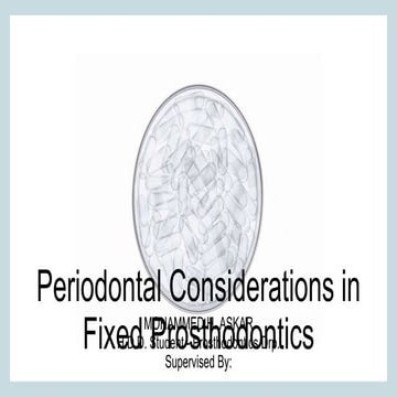 periodontal Considerations in fixed prosthodontics.pptx