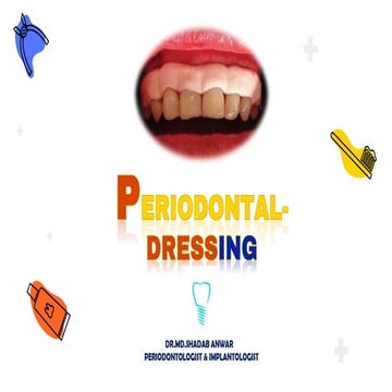 Periodontal dressing ppt | PPTX