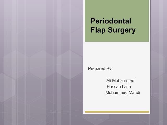 Periodontal Sutures | PPTX