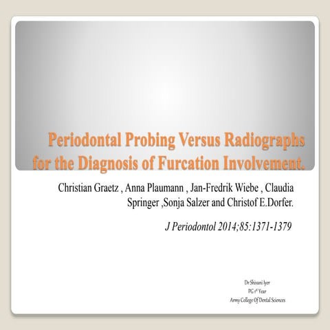 Periodontal probing | PPTX