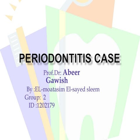 Endodontics Case Presentation | PPTX