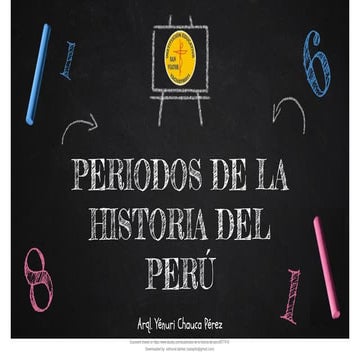 Periodos de la Historia del Perú según varios autores | PDF