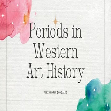 Art history - Study Notes | PDF