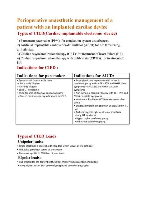Implantable Cardioverter Defibrillators -ICD | PPTX