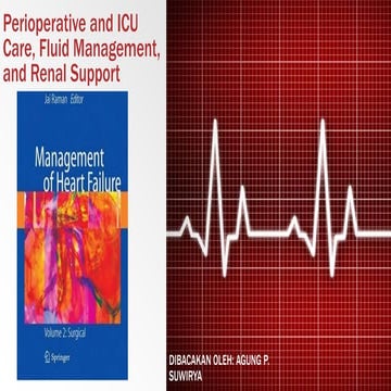 Perioperative and icu care, fluid management, and renal support | PPTX